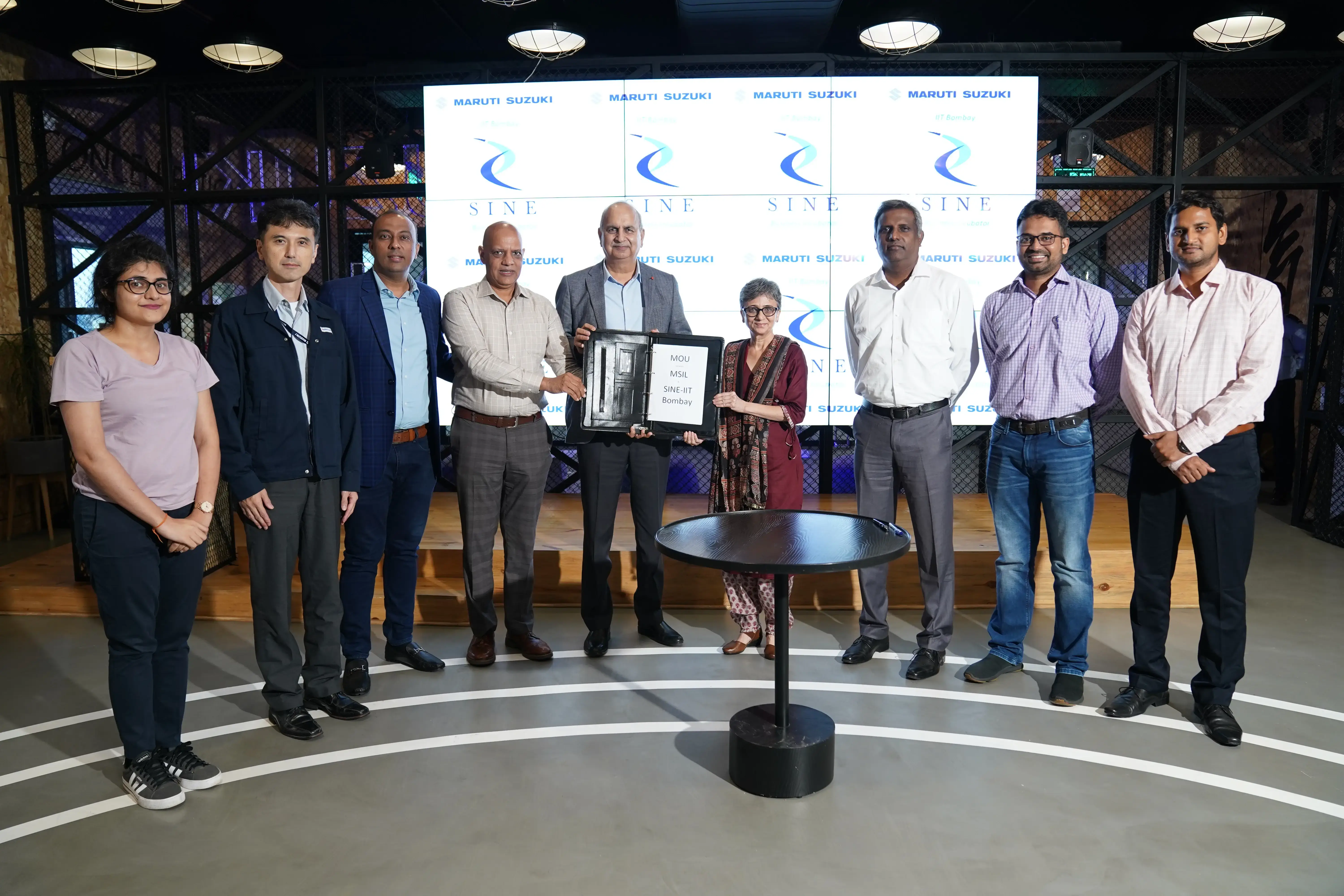 Maruti Suzuki signs MoU with SINE-IIT Bombay Maruti Suzuki signs MoU with SINE-IIT Bombay